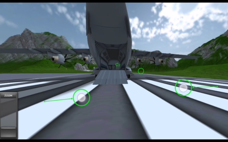 《涡轮螺旋桨飞行模拟器》可以打开所有飞机舱门