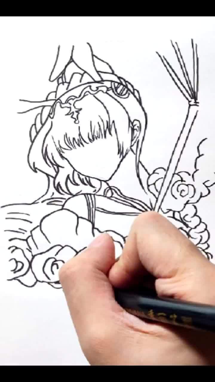 教你们画小舞#创意简笔画#小舞#儿童简笔画