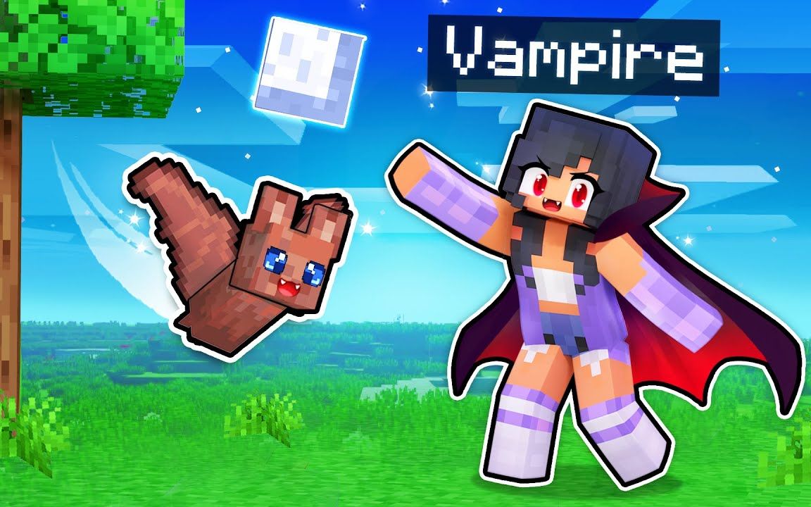 【Aphmau】这也行,我们在Minecraf成为善良的吸血鬼_单机游戏热门...