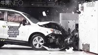 凶残!三菱汽车碰撞试验 小型SUV美国IIHS碰撞测试[高清]
