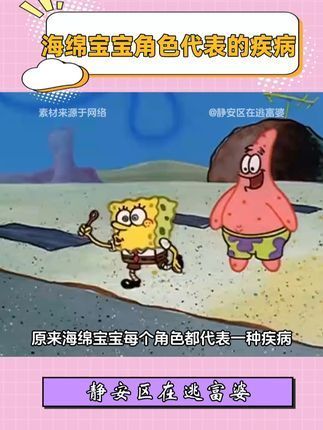 原来海绵宝宝里每个角色还代表不一样的东西 #海绵宝宝 #万万没想到 ...