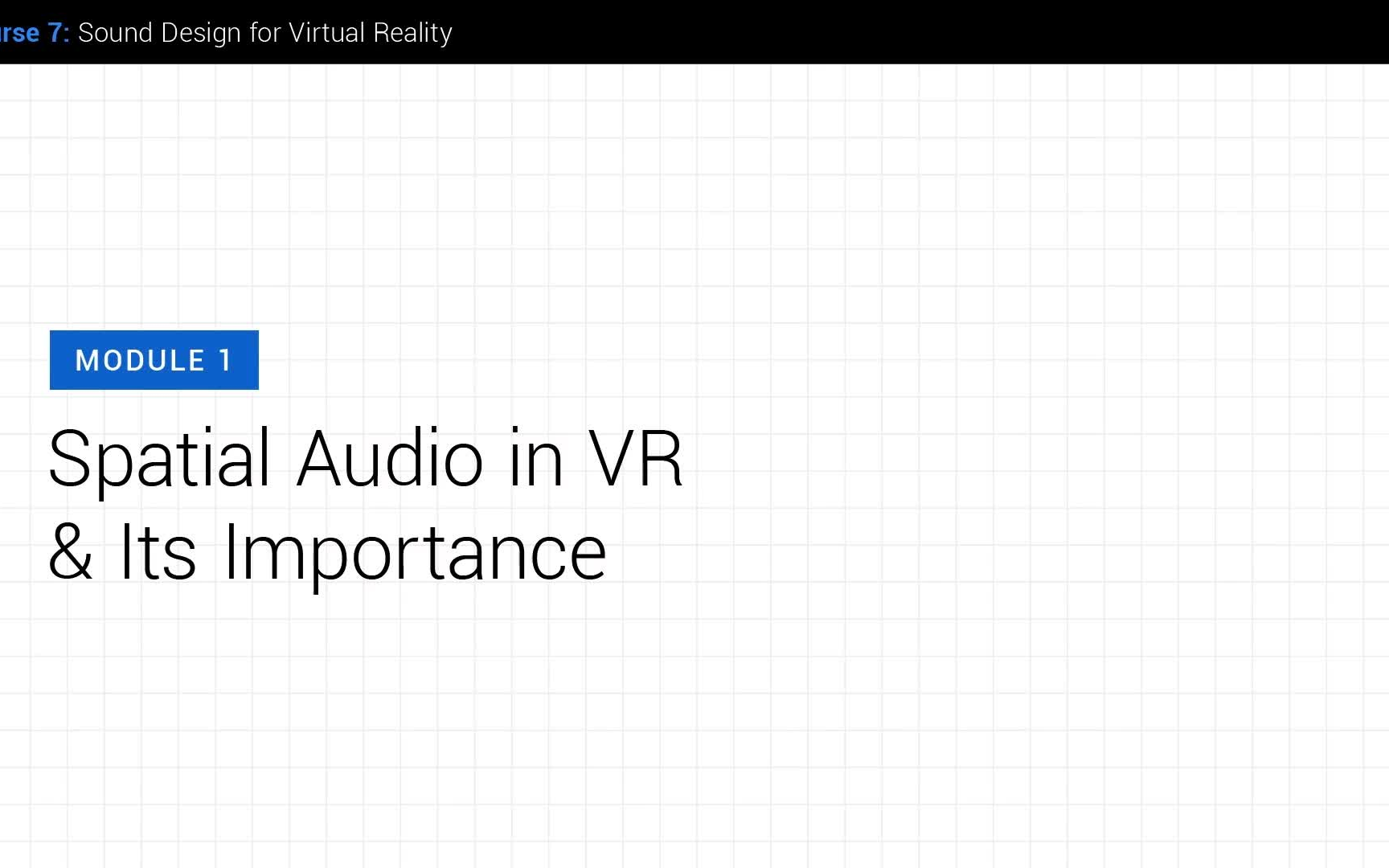 7.虚拟现实的音效设计