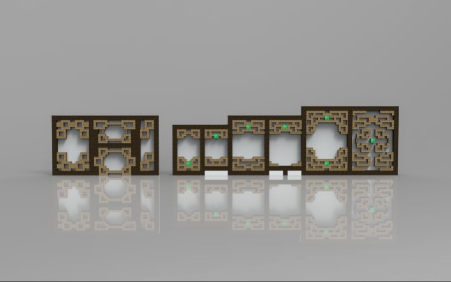 【Minecraft】新人的中式雕花教程6