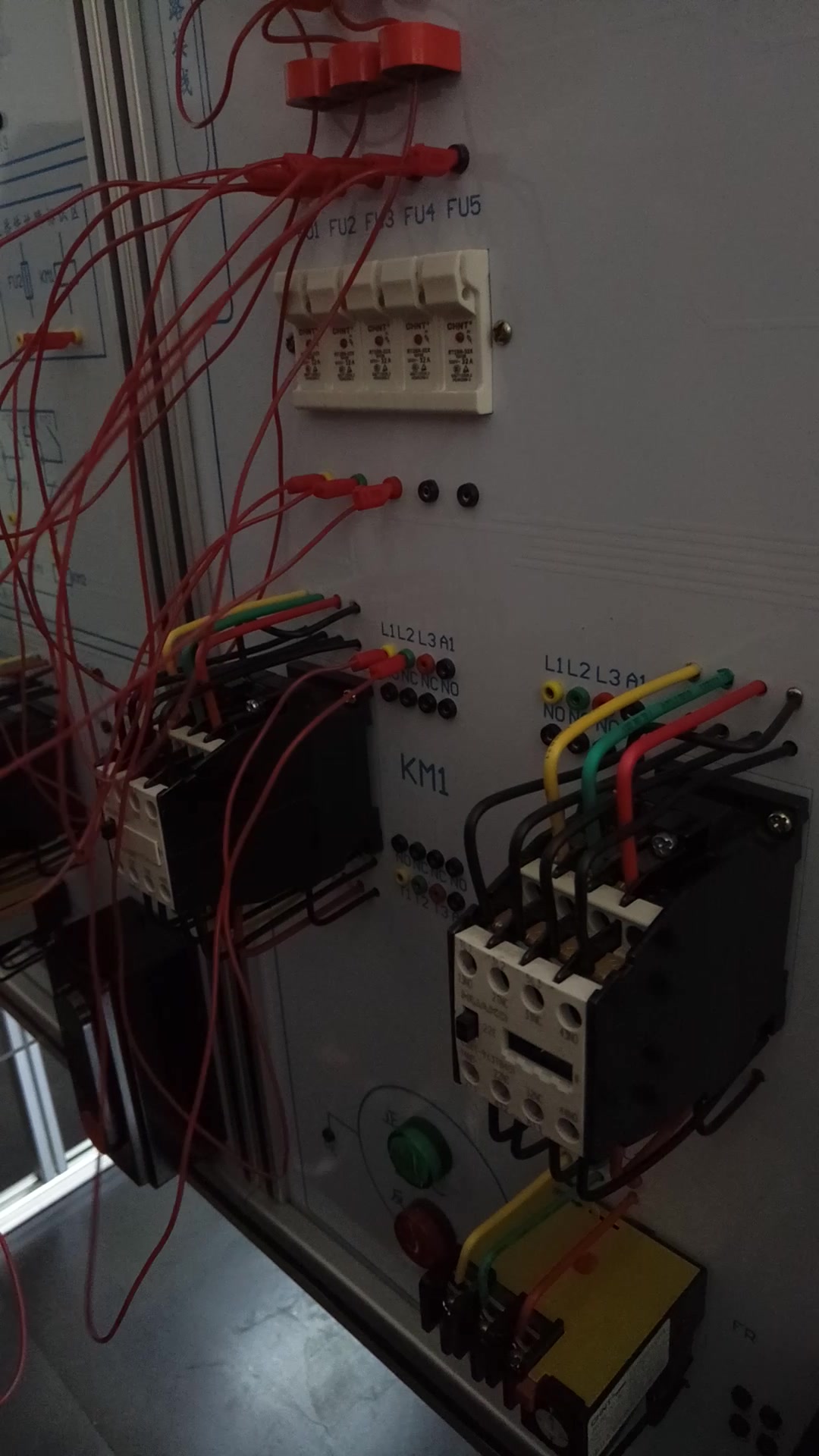 电工实操 点动+自锁+排故等