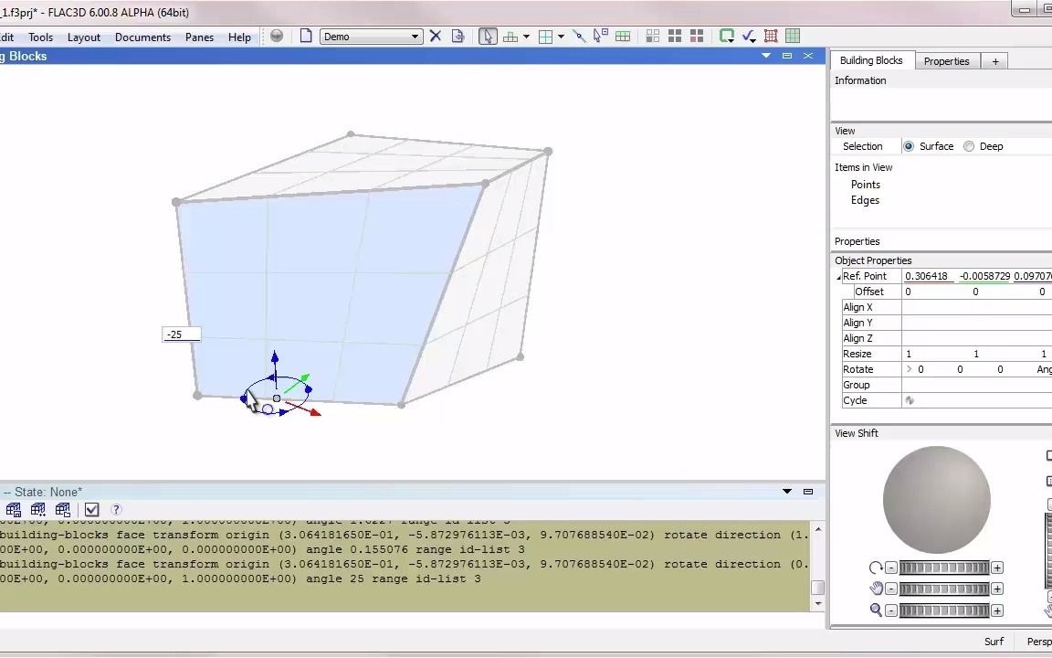 FLAC3D 6.0使用教程_Building Blocks中的控制