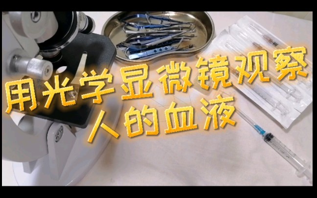 用光学显微镜观察人的血液