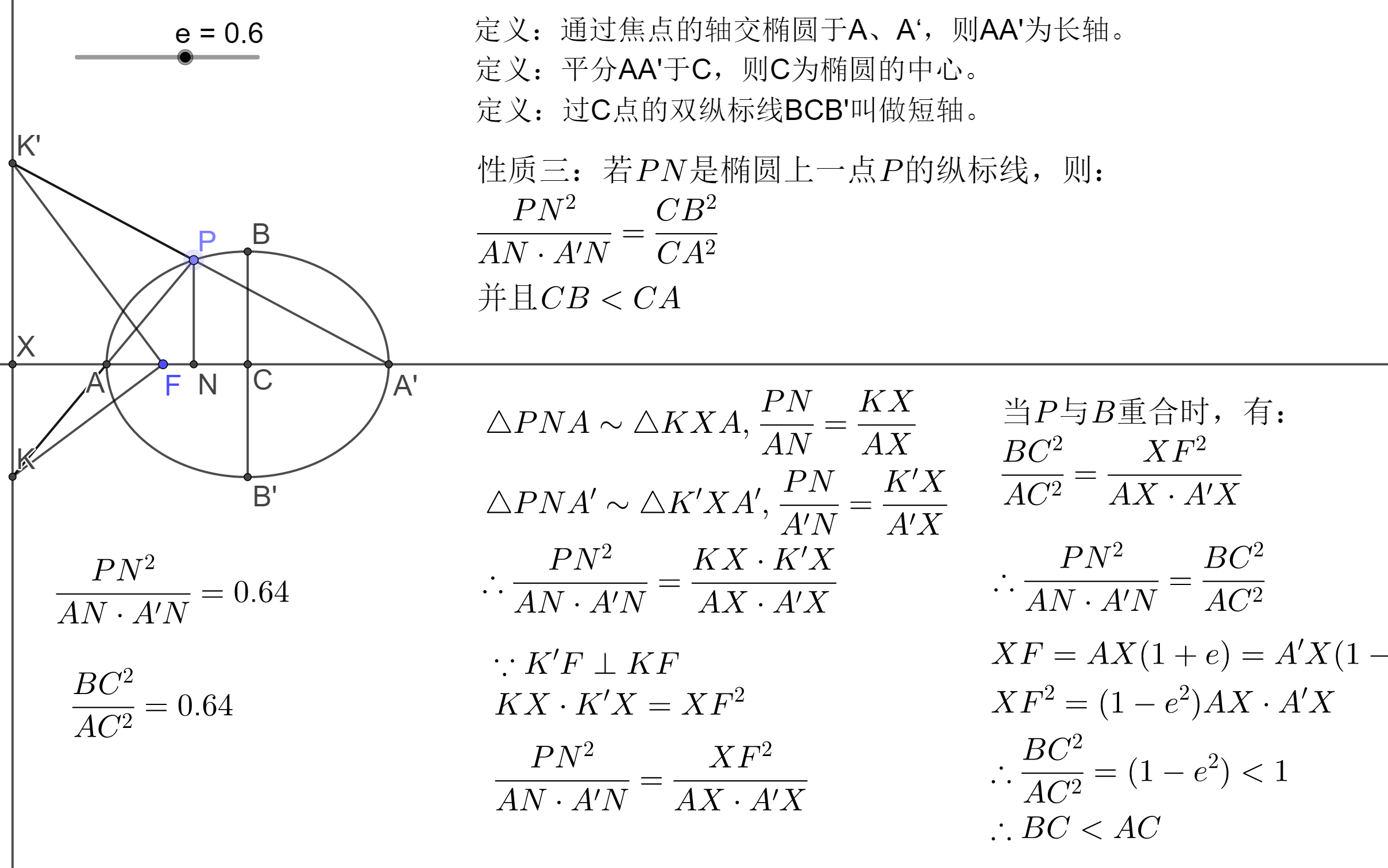 圆锥曲线的几何性质——椭圆性质三