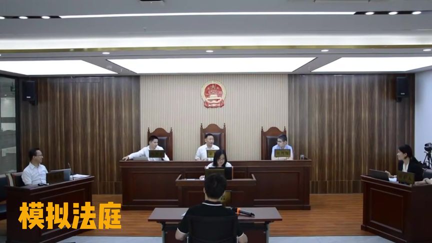 模拟法庭#模拟法庭现场 #模拟 #法律普法