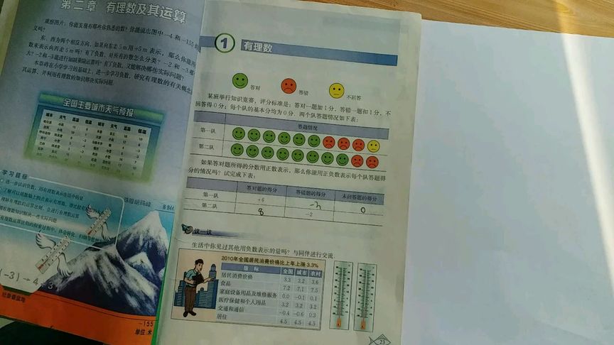 北师大七年级数学上册第二章有理数运算第一节有理数