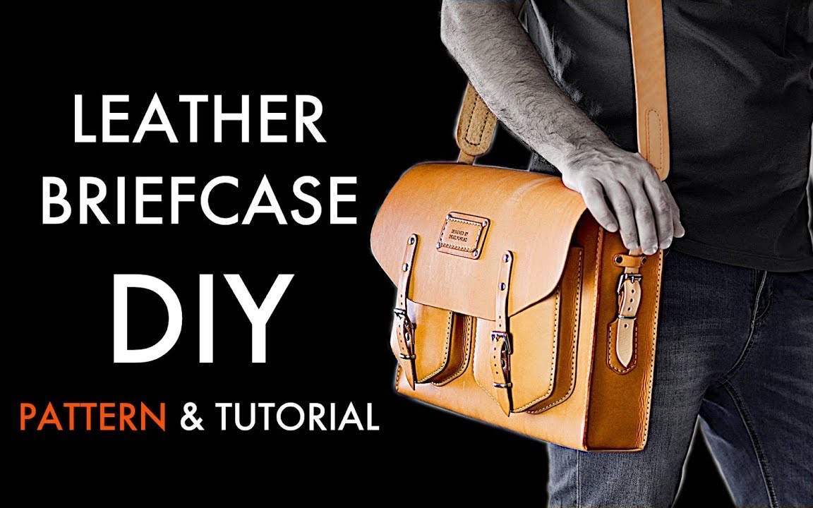 东京皮革公文包 - 教程和图案下载 / The Tokyo Leather Briefcase - ...