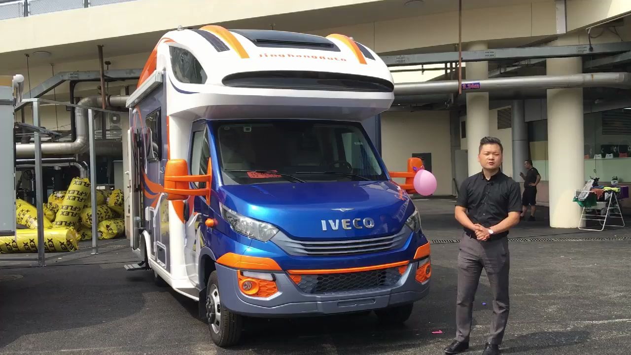 2020款进口依维柯房车_旌航依维柯C型单侧拓展房车