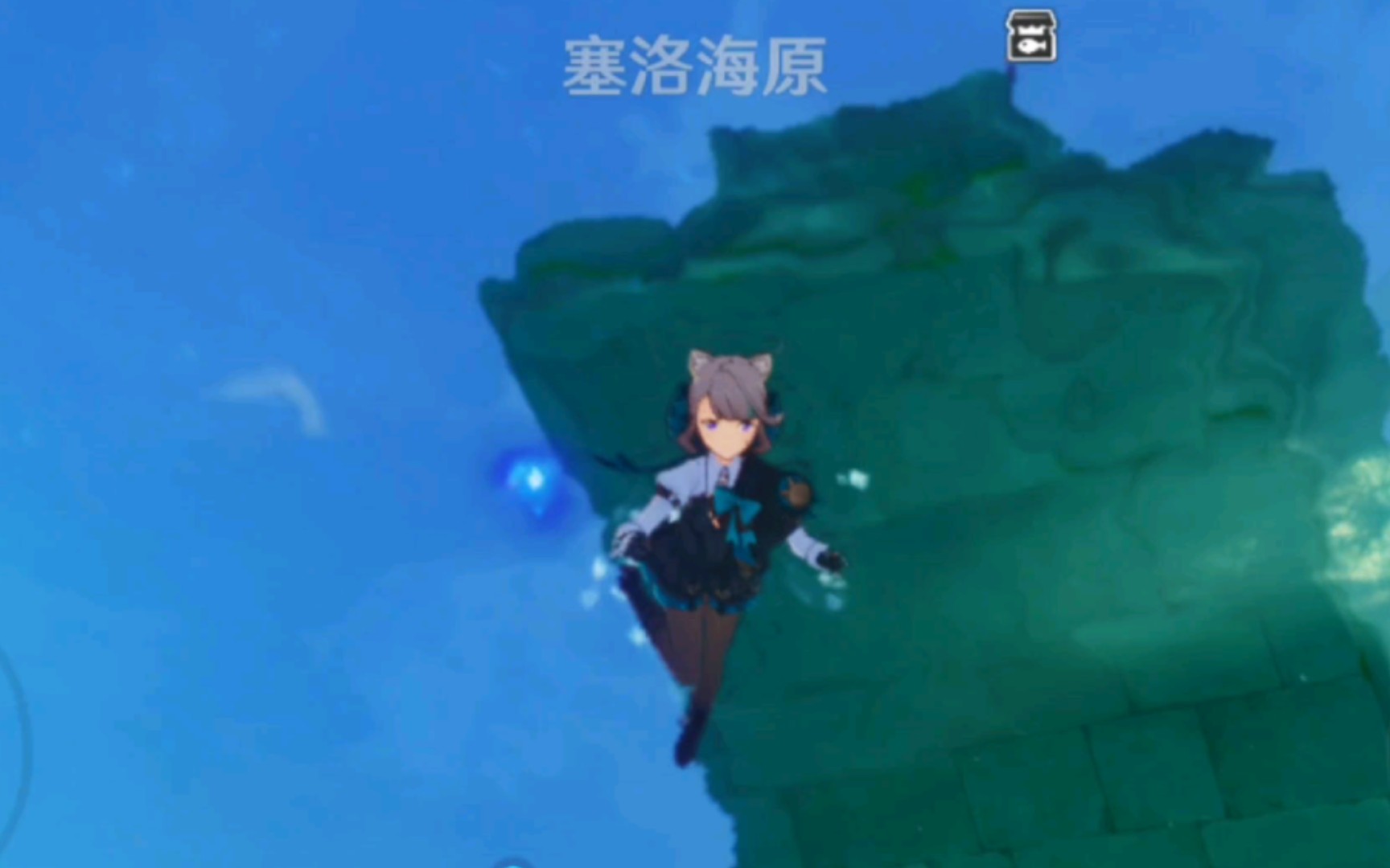 琳妮特 海豚一样 跃出 水面 跳上岸边_哔哩哔哩bilibili_原神