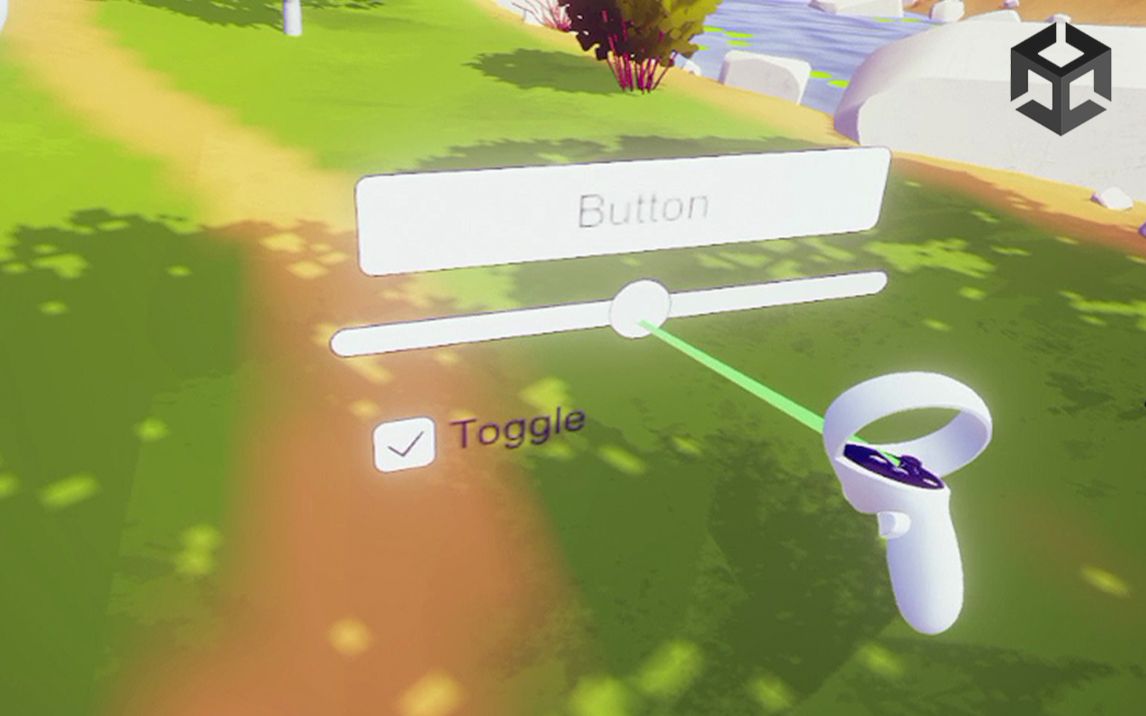 在VR中和UI交互【元宇宙开发quest2+unity】