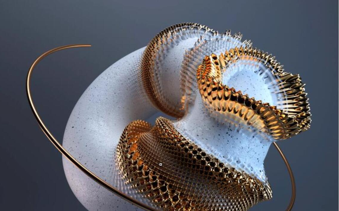 【C4D教程】C4D建模制作表面跳跃的动画渲染场景