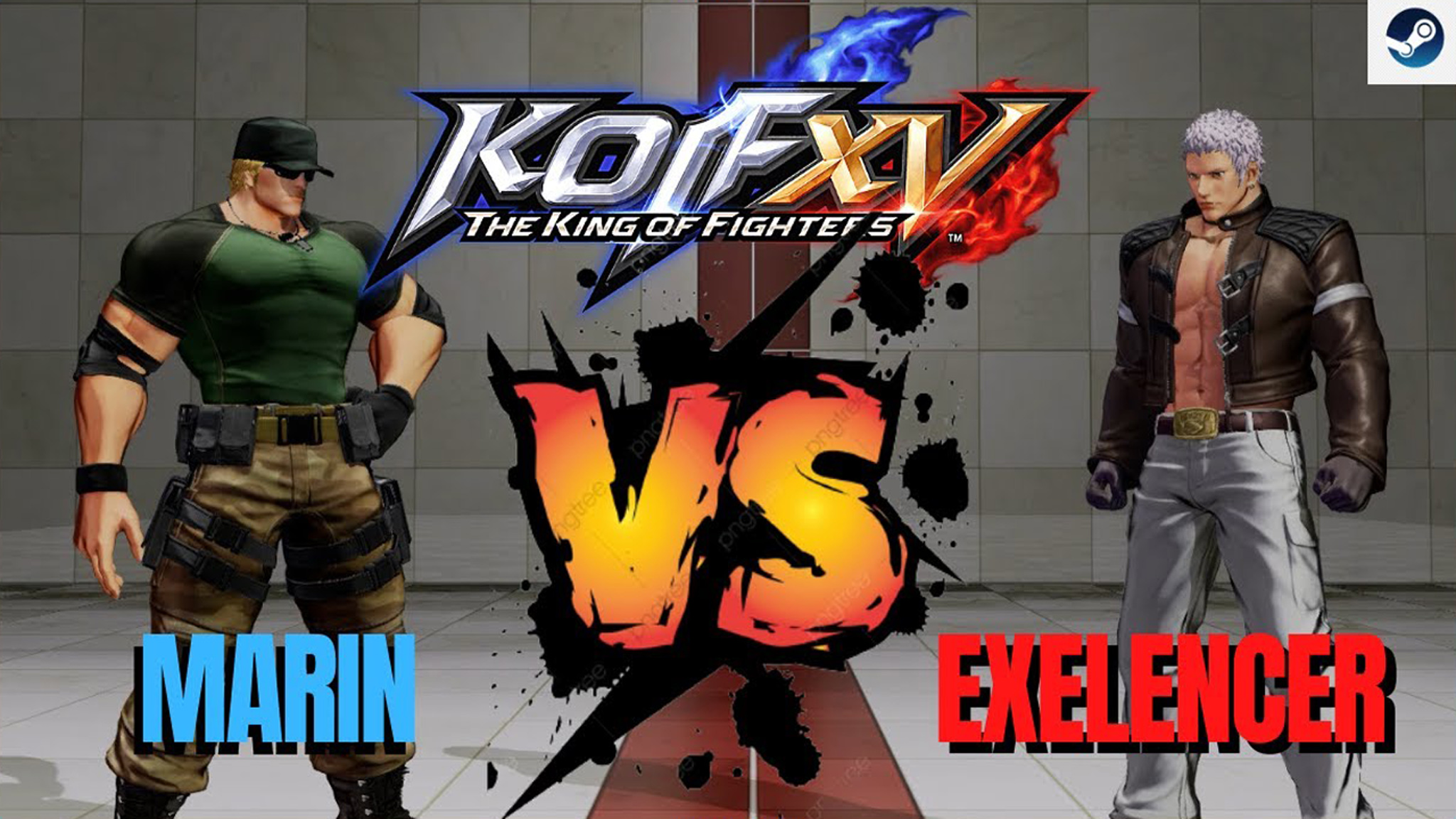 拳皇 XV:MARIN(克拉克)VS EXELENCER(七枷社)_拳皇
