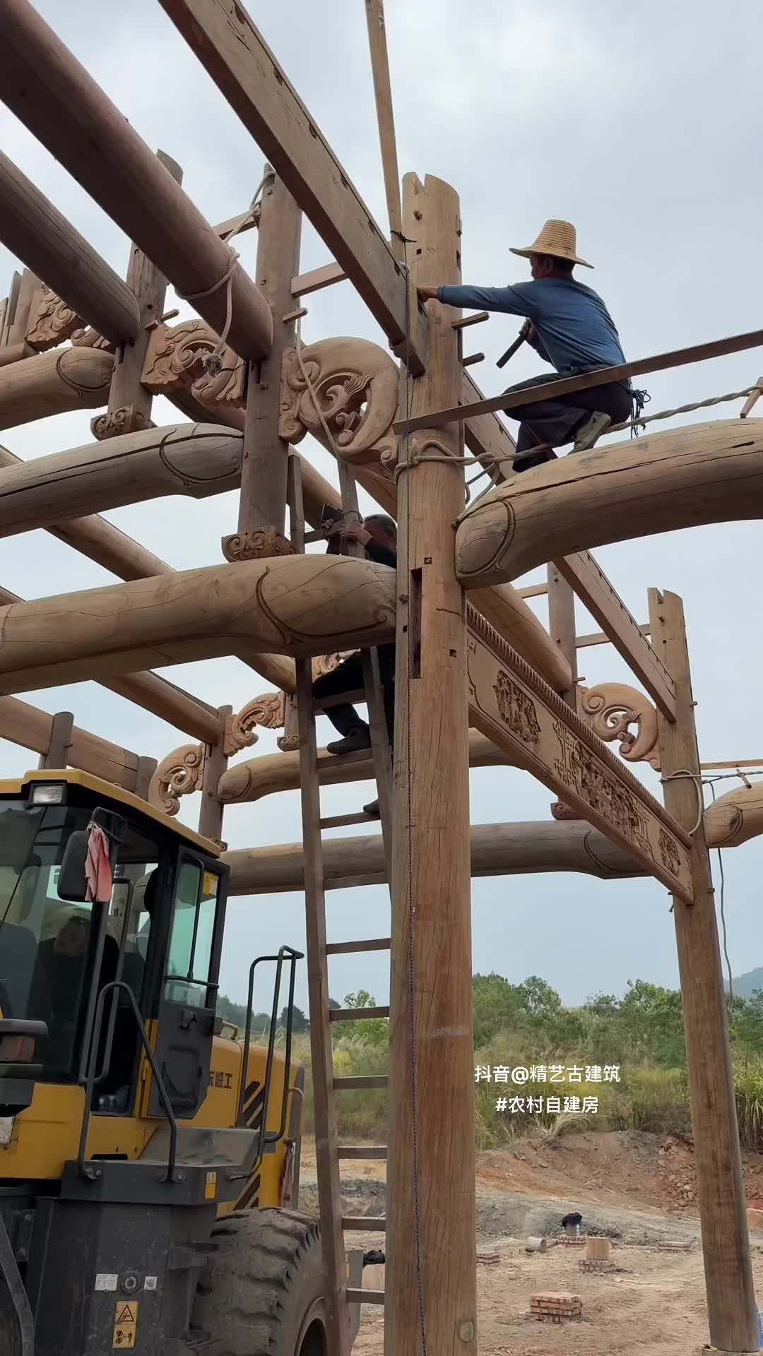木结构#农村自建房 #木结构建筑