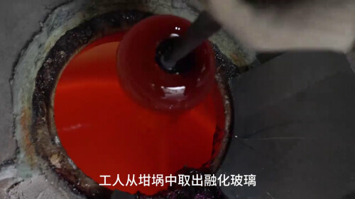 玻璃艺术品制作全过程,纯手工打造真是精彩,小东西大工艺