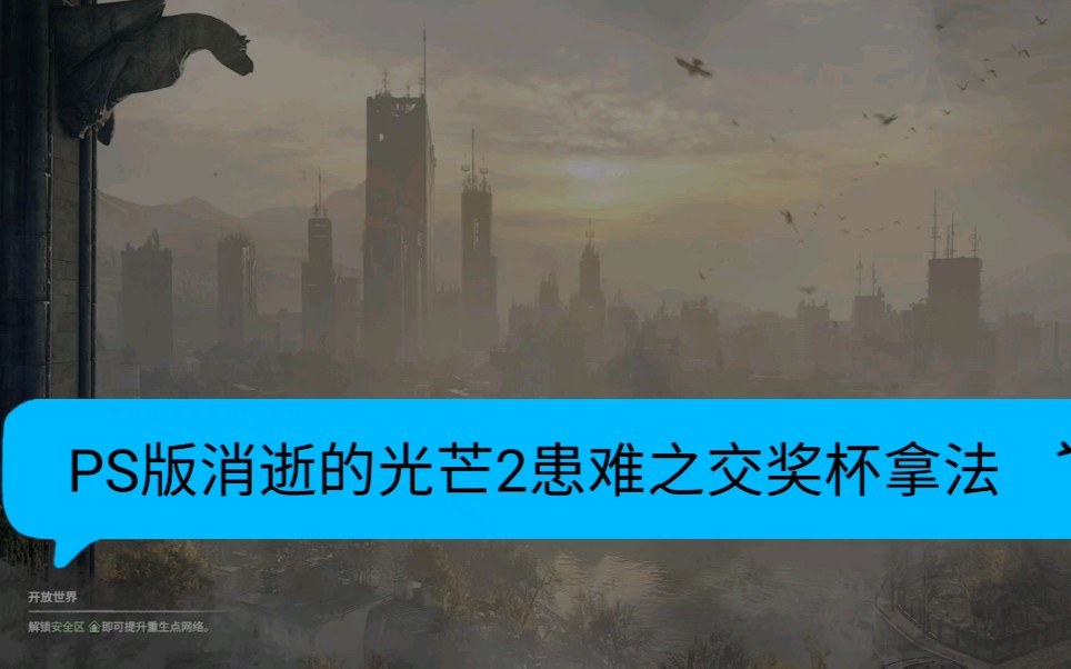 PS版消逝的光芒2奖杯患难之交拿法