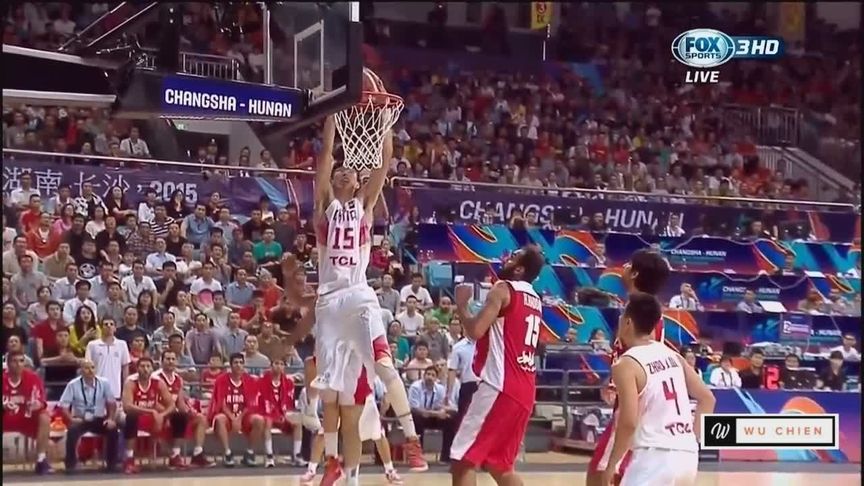 台湾解说:复仇之战,2015年长沙男篮亚锦赛集锦 中国VS伊朗(上)