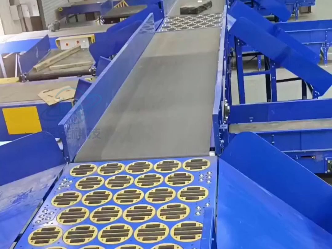 快递公司云仓包裹全自动称重扫码分拣机DWS分拣 快递自动分拣设备 ...