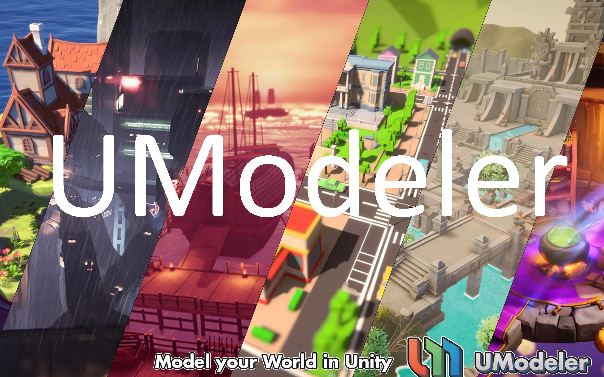 Unity强大的原型建模工具Umodeler推出了免费的Lite版本