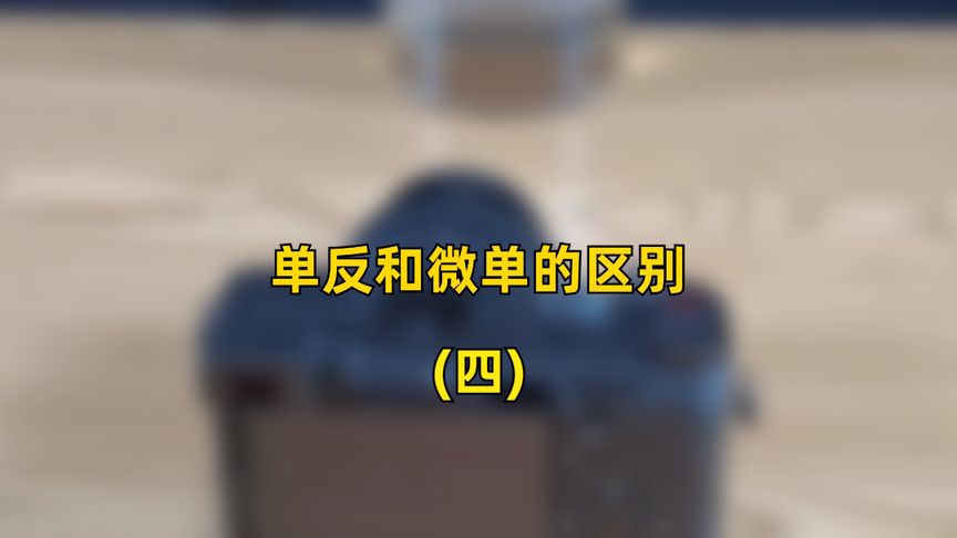 单反和微单的区别
