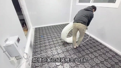 新房装修好了也能安装的地暖系统,安装简单供暖效率高