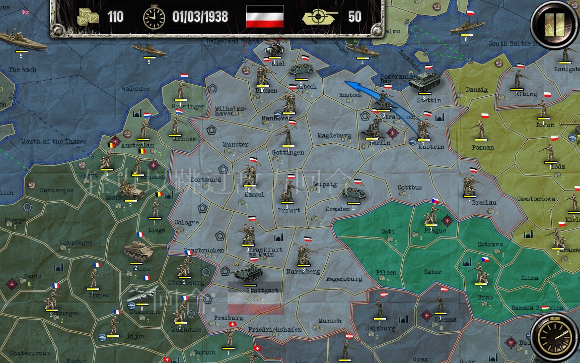 推荐一款很好玩的策略游戏:战略与战术二战沙盒版!