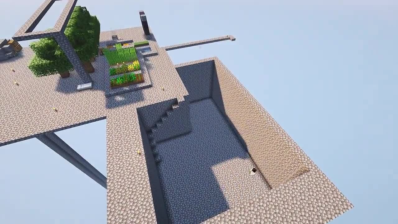 MC经典空岛生存3,改进刷石机造猪人塔,为转化村民做准备