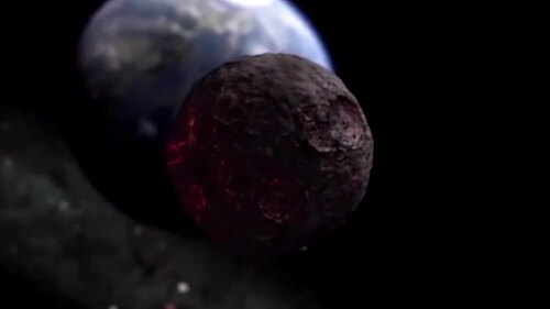 小行星撞击离我们有多远?可怕的近地天小行星!真模拟小天对地球撞击...