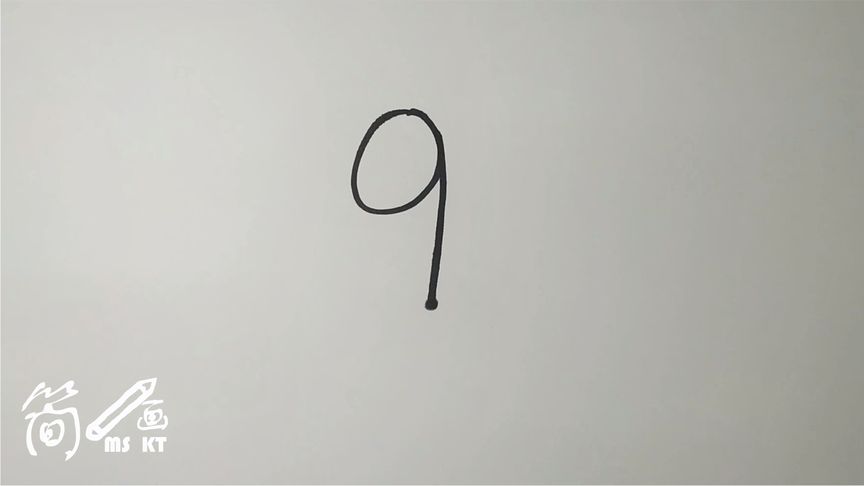 简笔画:猜猜用数字9可以画什么呢?