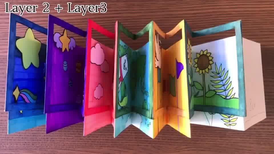 立体读书卡制作视频