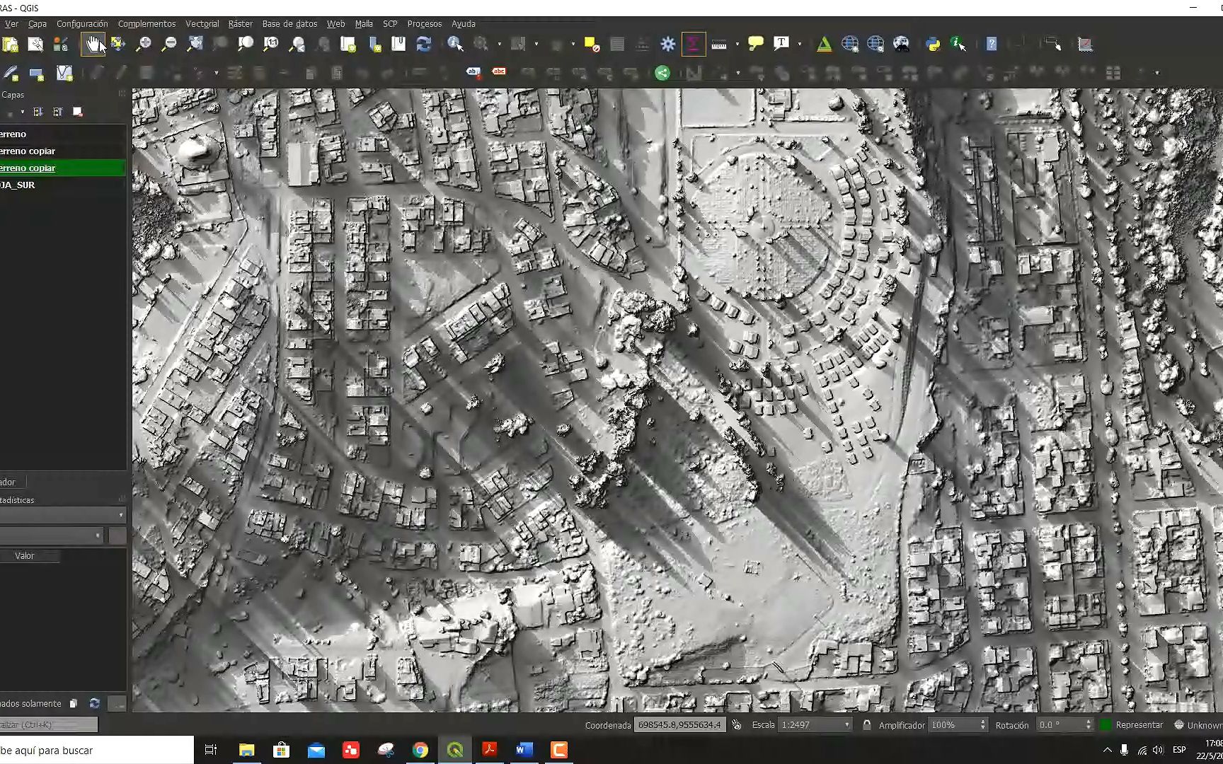 QGIS里使用QGIS terrain shading插件制作地形模型上的自然光影