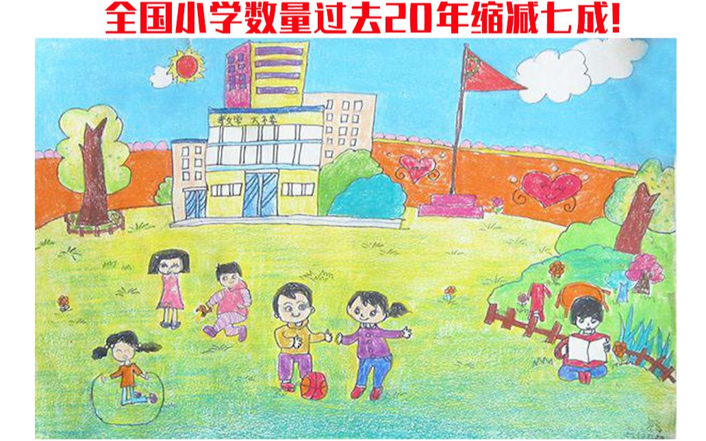 全国小学数量过去20年缩减七成!近20年中国小学数量变化!