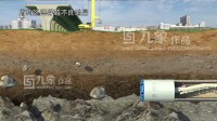 地铁盾构区间施工动画演示