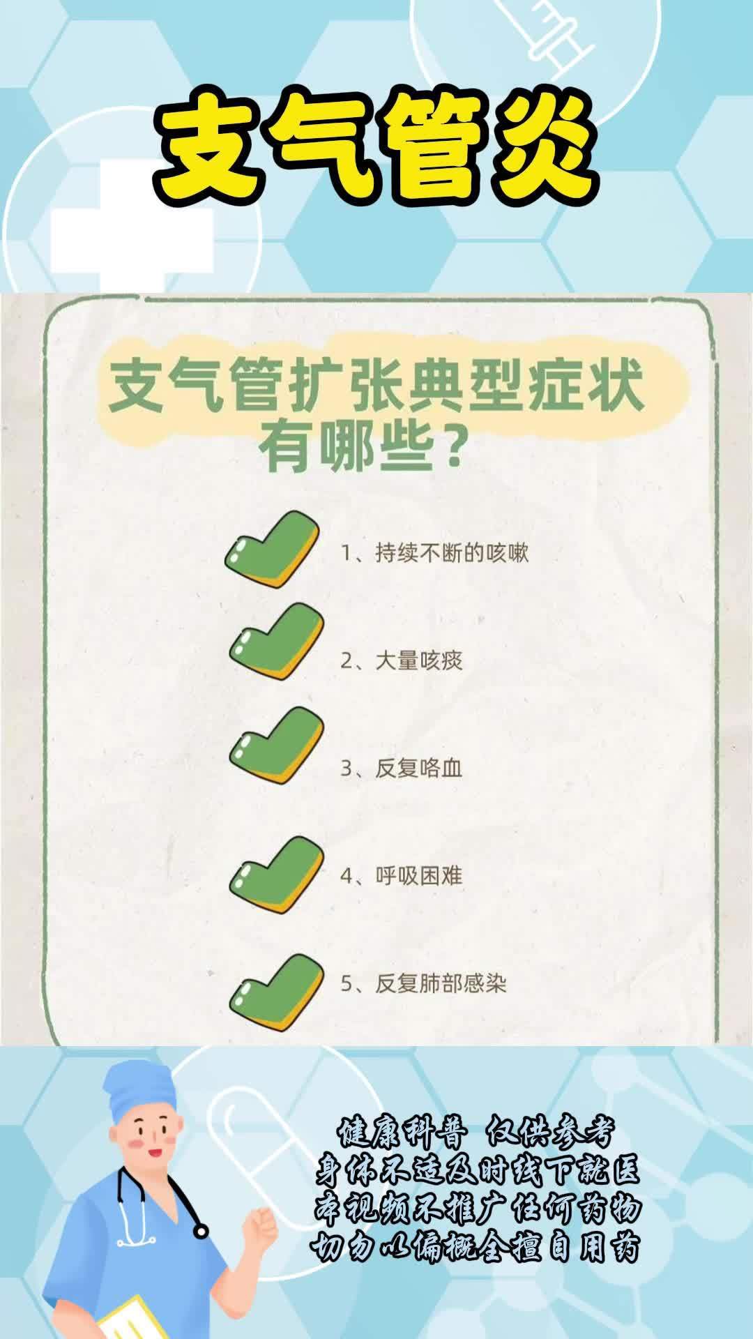 支气管扩张的“典型症状大揭秘”!
