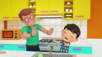 儿童英文动画儿歌合集——帮助爸爸妈妈做家务