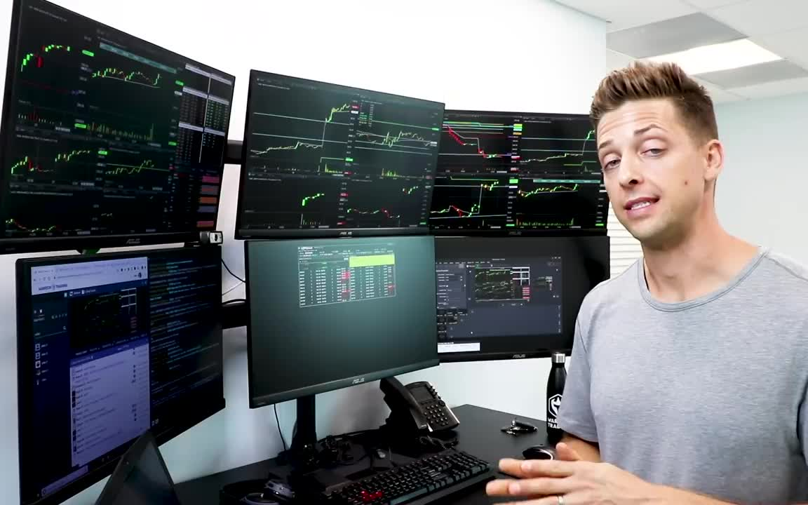 6屏电脑,已成职业日内交易员标配 #职业交易员设备