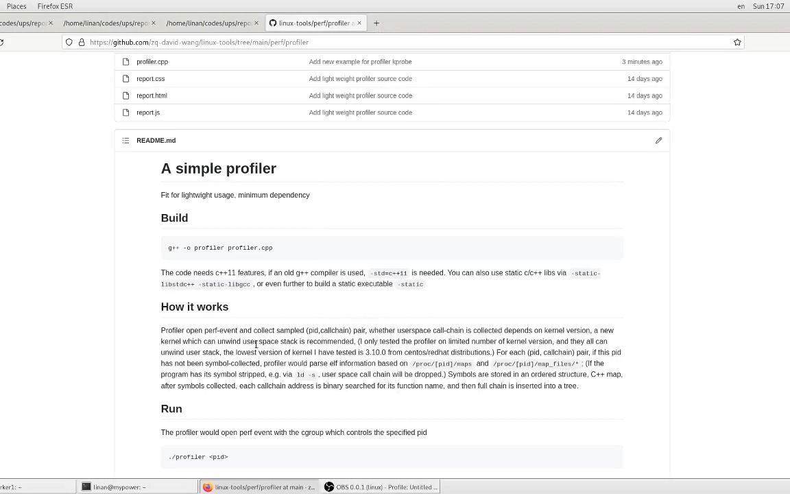 使用Linux kernel kprobe某些“可疑”的内核函数来触发profiler的数据...