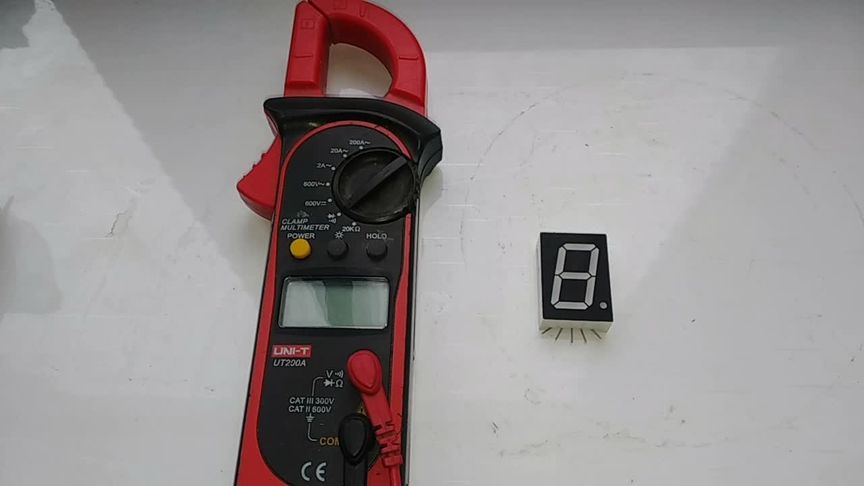 测量数码管好坏,识别数码管公共端,学习一下吧