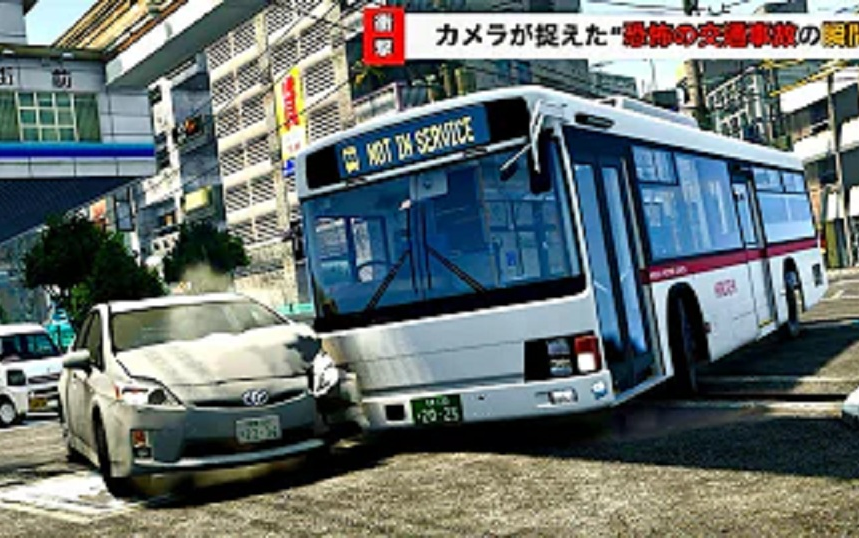 【微电影】丰田普锐斯在日本鲁莽驾驶引发的致命车祸合集【beamng....