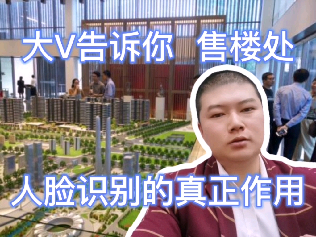 大V详解售楼处的的人脸识别系统,你不知道用途,只是被人玩坏了