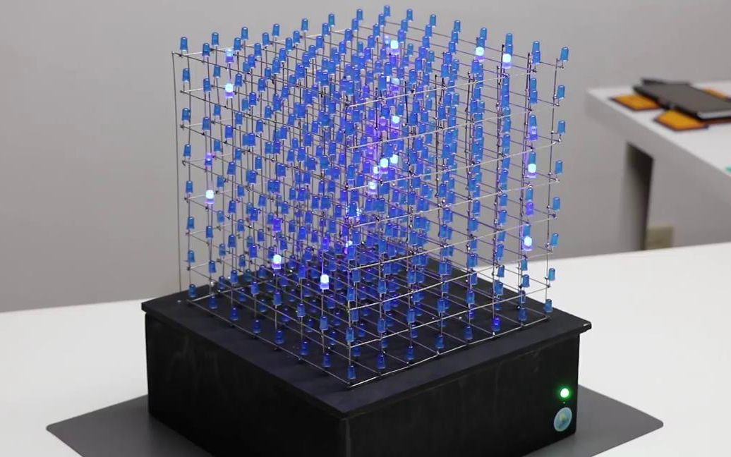 8x8x8带ARDUINO UNO的LED立方体