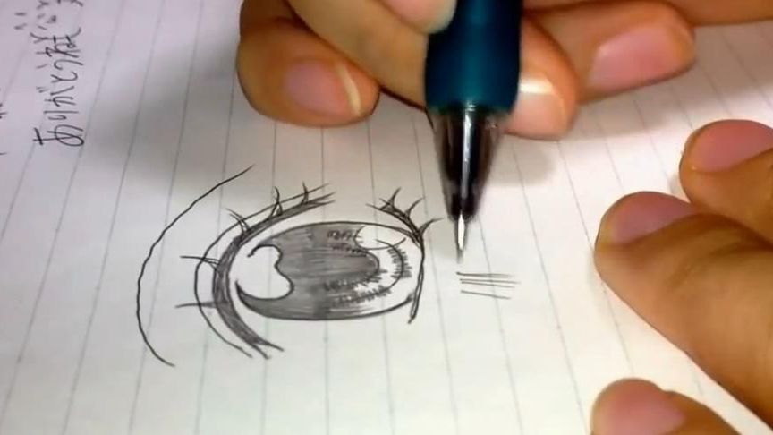 职业漫画家教你画一个动漫人物的眼睛!结构清晰很不错的绘画示范