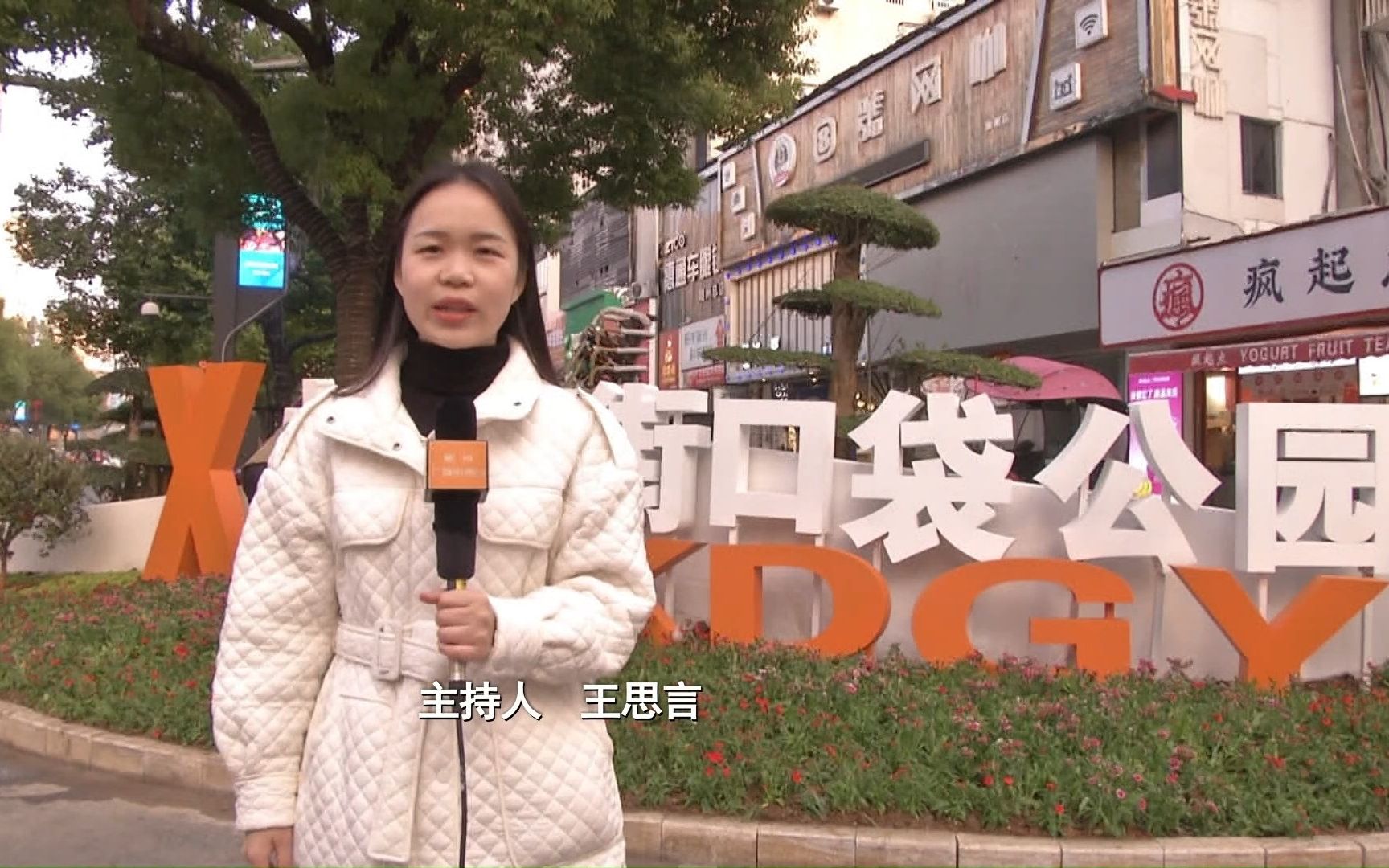 主持人带您打卡解放路商业步行街