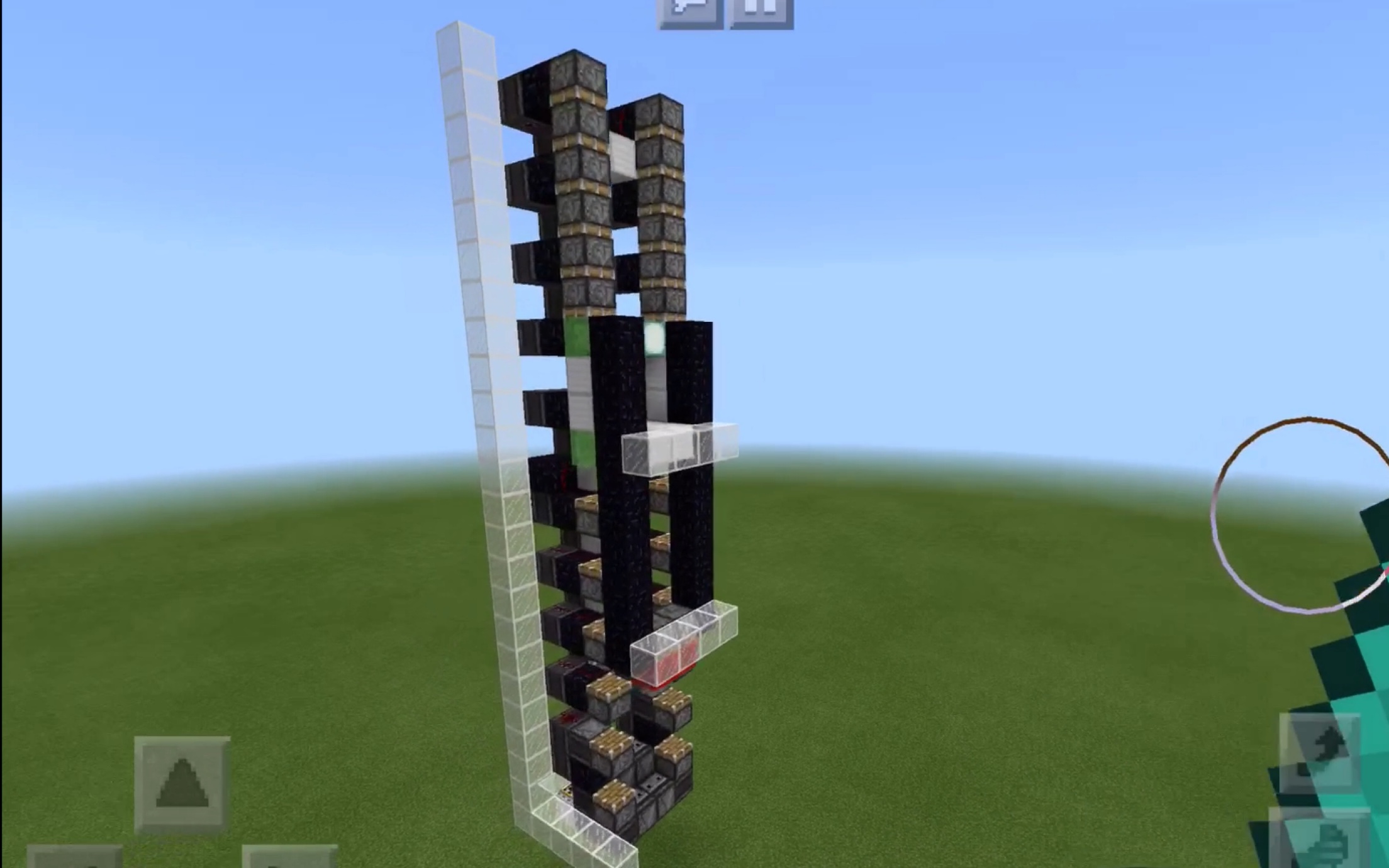 我的世界 红石升降电梯 Minecraft手游