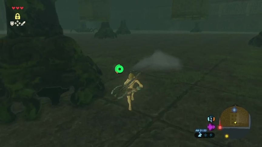 NS《塞尔达传说》卡bug直接钻进迷宫地下,全是守护者的尸体