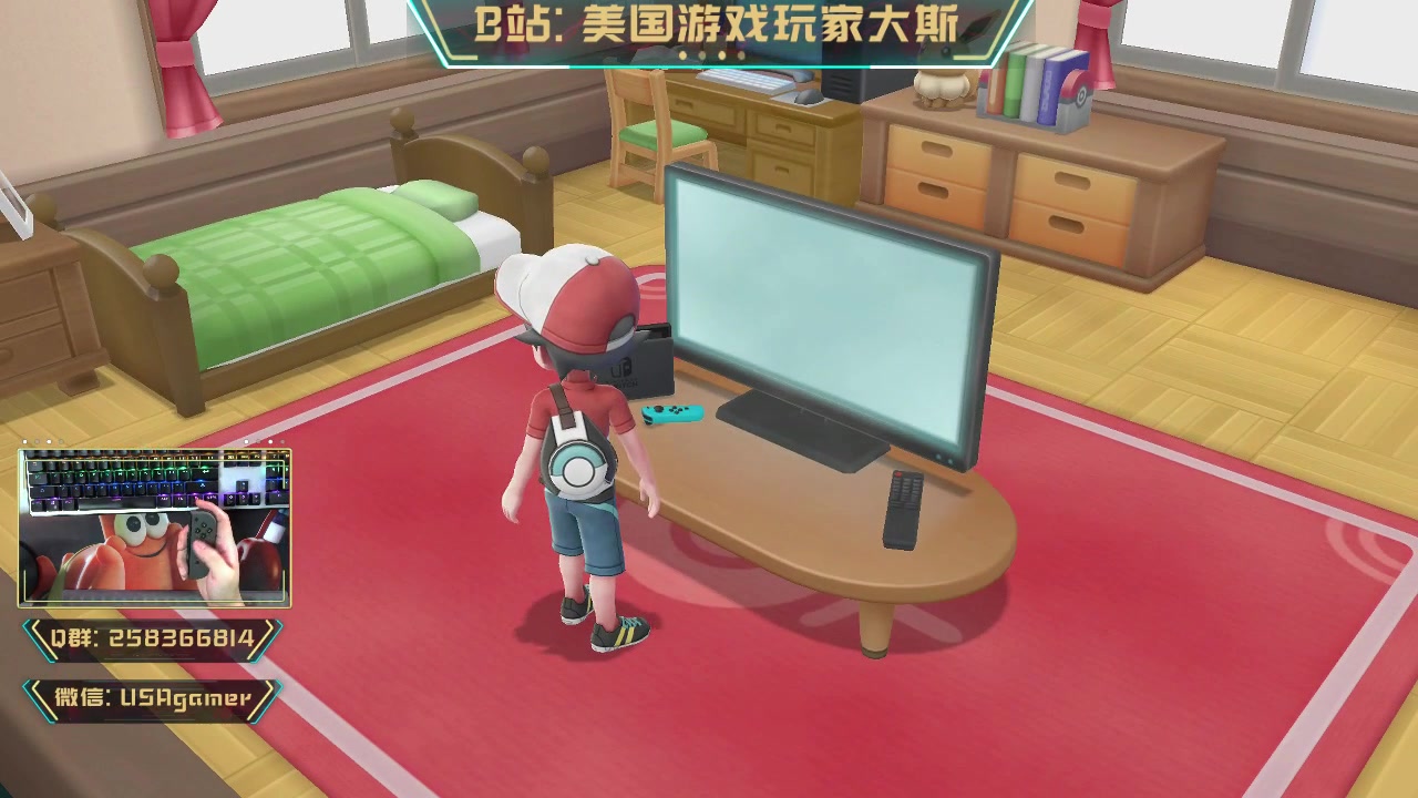 宝可梦皮卡丘和伊布 直播Let's play (成功获取第一和第二个徽章)