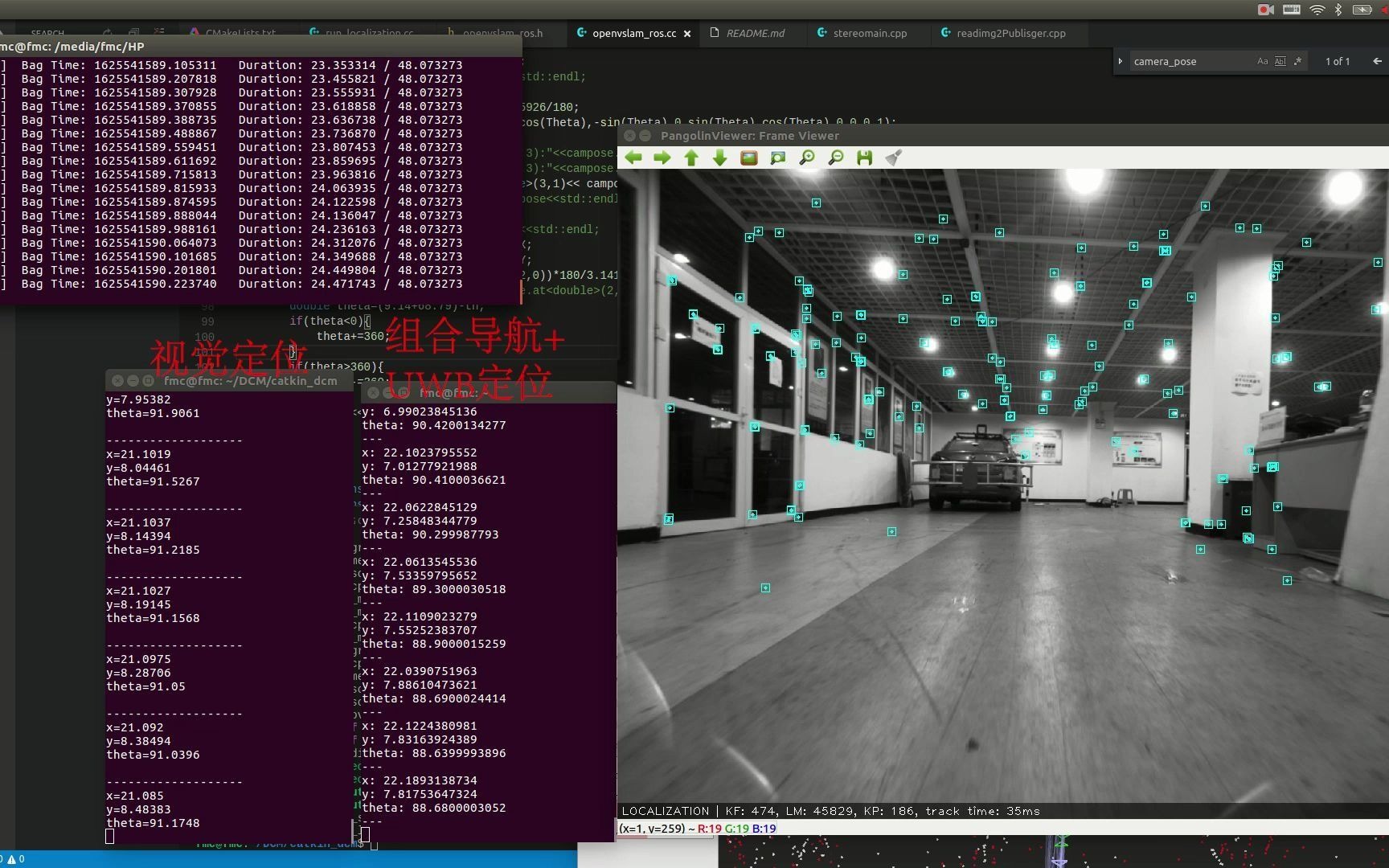 视觉定位、组合导航定位、UWB定位