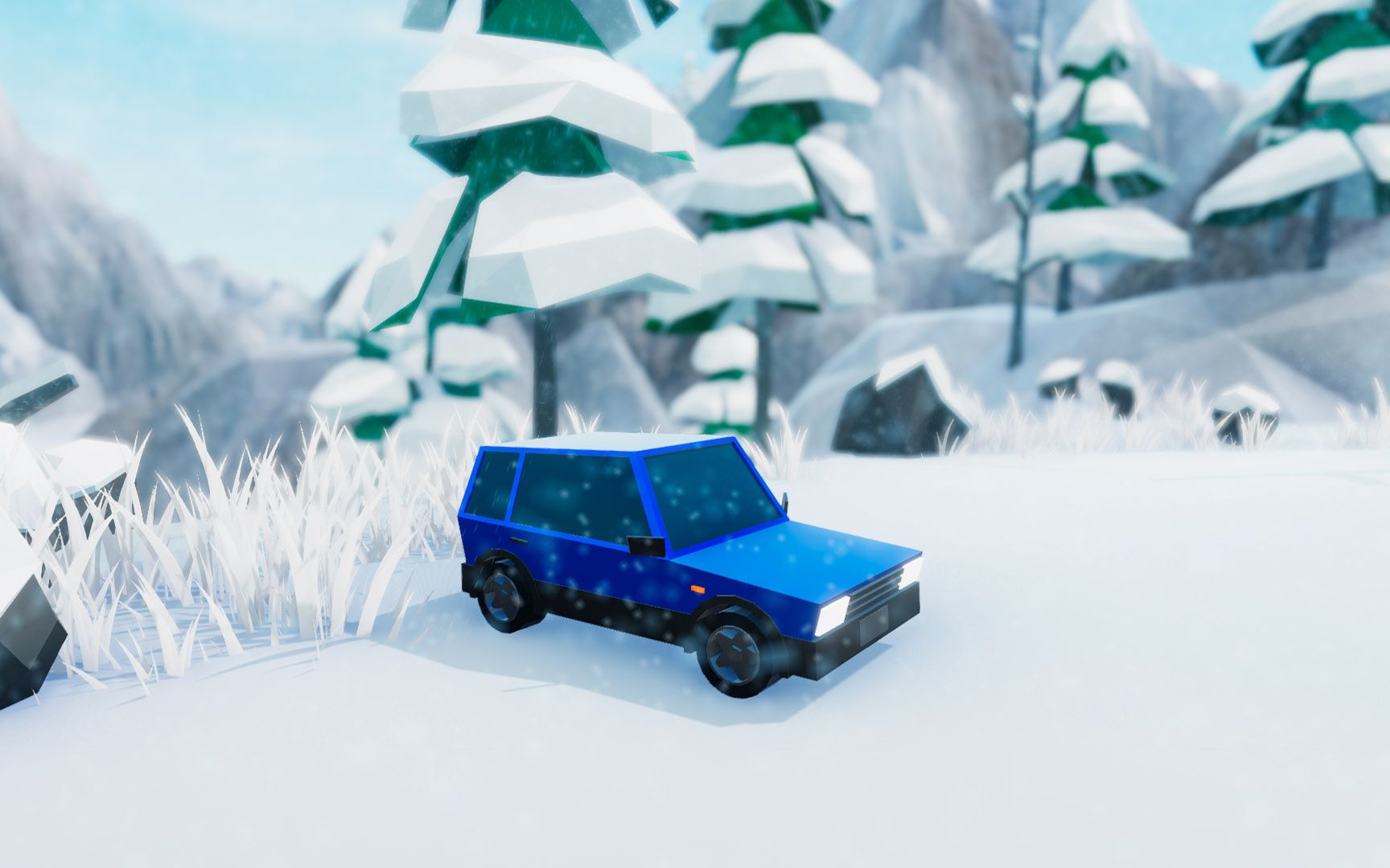 独立游戏,unity3D开发的竞速游戏,冬天雪地场景试玩_游戏热门视频